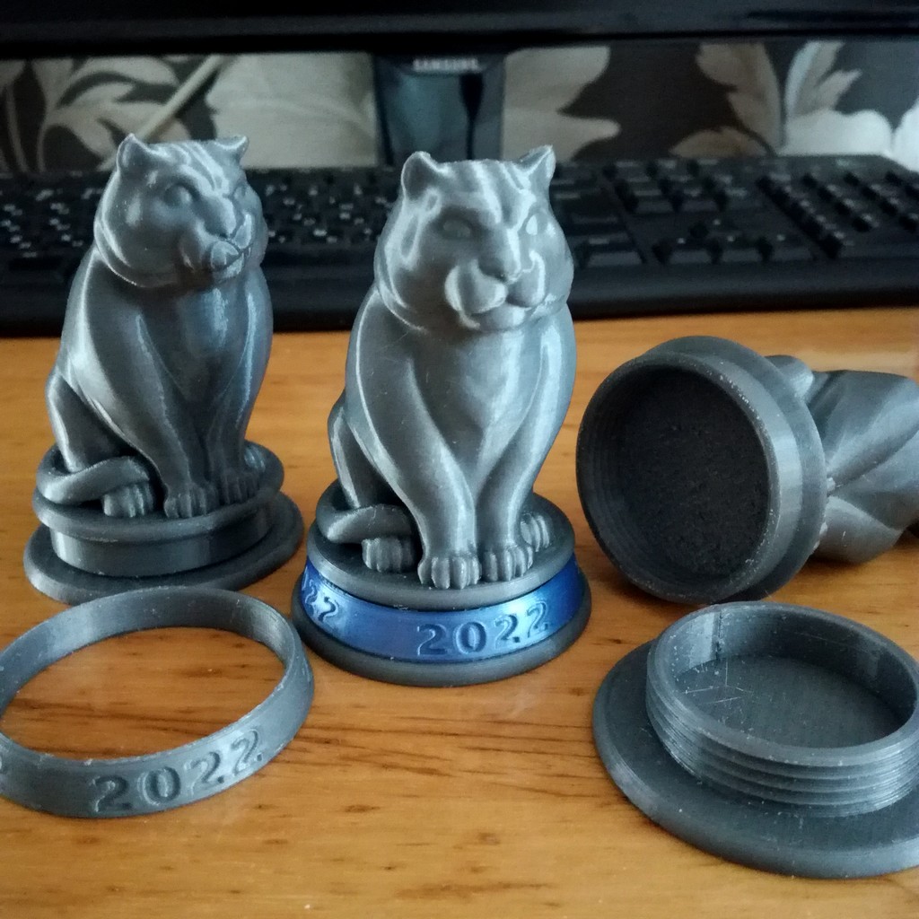 STL file Tiger - souvenir (gift) 🐅 ・Template to download and 3D print・Cults