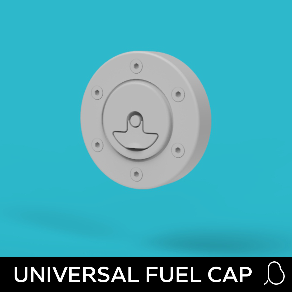 STL file Universal fuel cap - 1:64 - Ø5mm ⛽ ・3D print design to ...