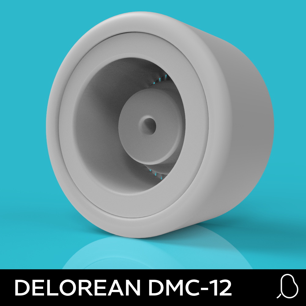 💭 DeLorean DMC-12 wheels w/ tire 1:64・Archivo STL para ・Cults