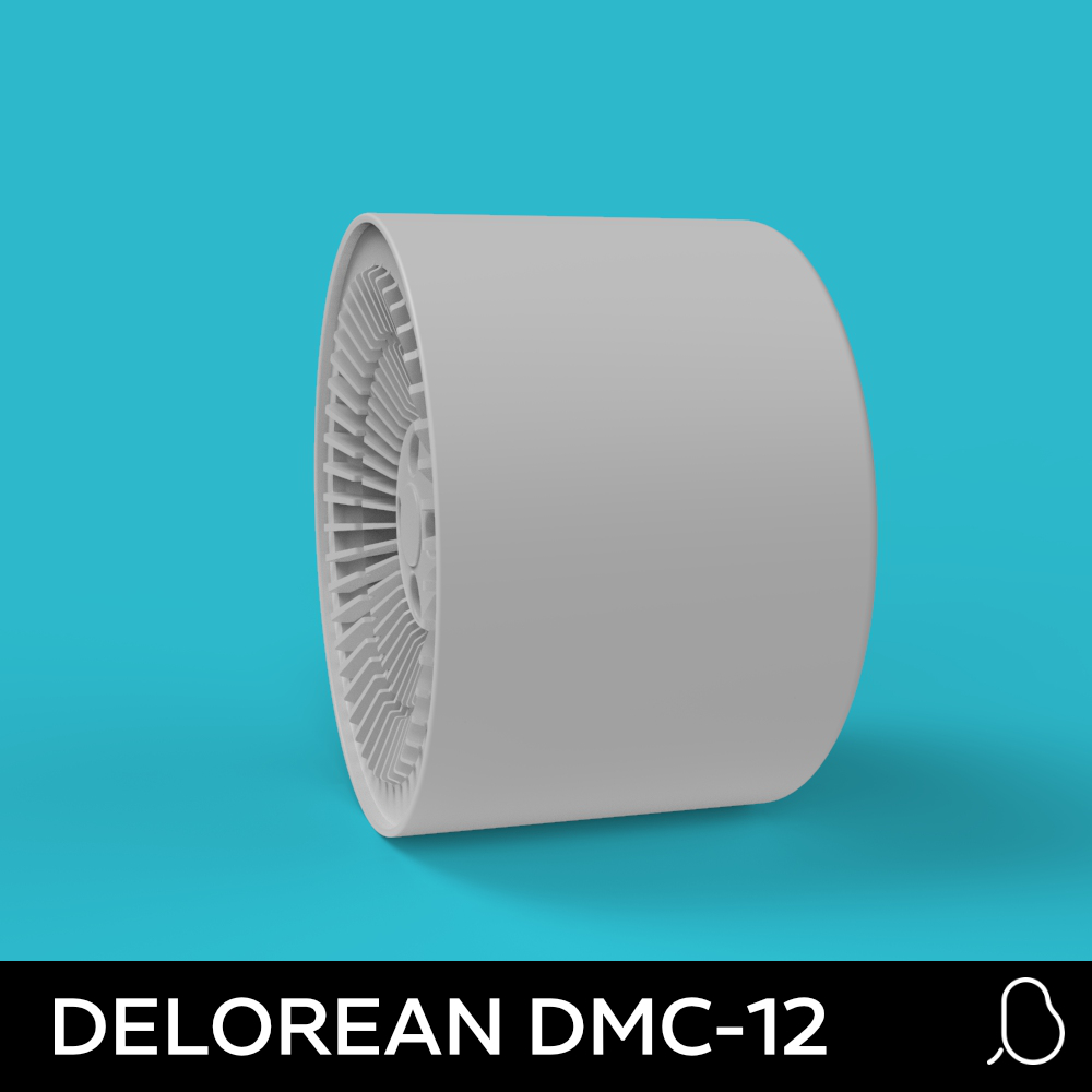 💭 DeLorean DMC-12 wheels w/ tire 1:64・Archivo STL para ・Cults