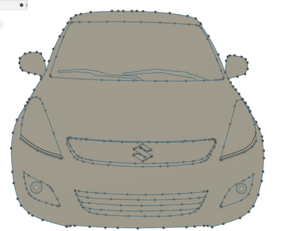 STL file Suzuki swift 2d 🚗 ・3D print design to download・Cults