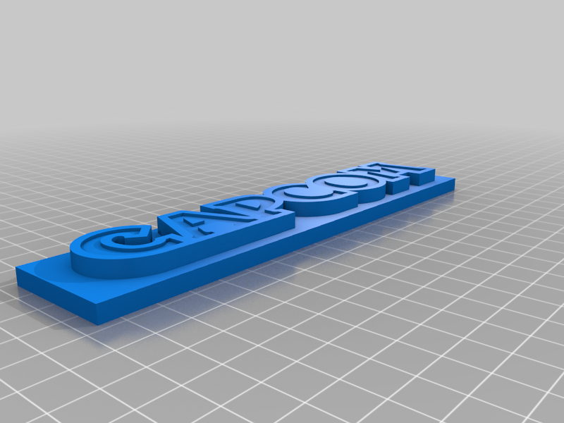 Free 3D file Logo CAPCOM 📛 ・3D printer design to download・Cults