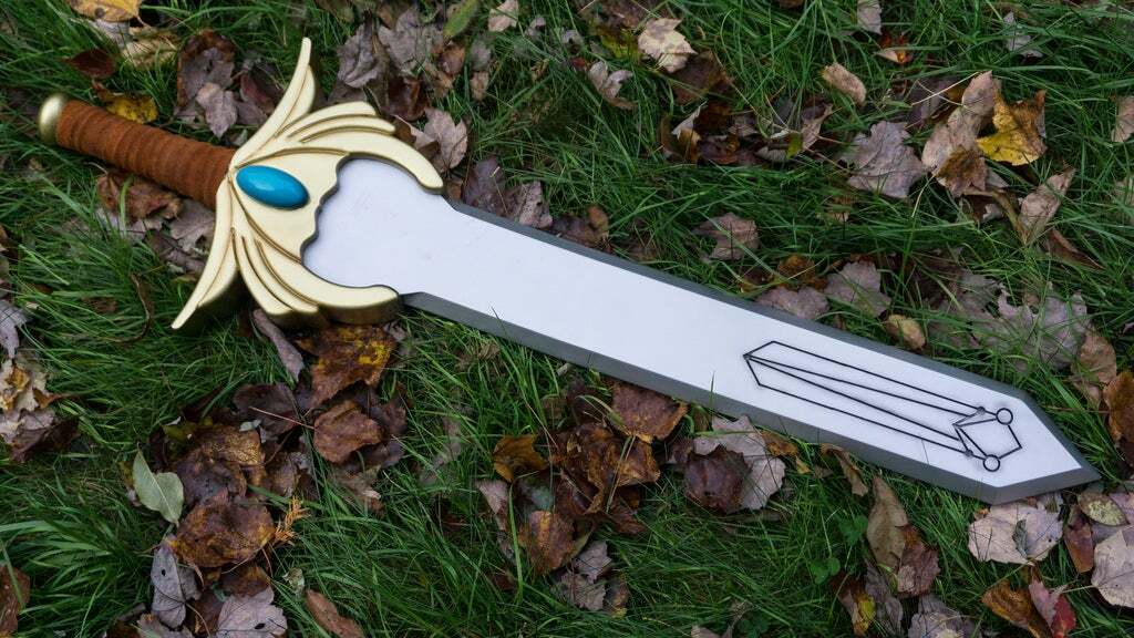 🗡️ Omniparker's She-Ra Sword - Lengthened・Free STL File for ・Cults
