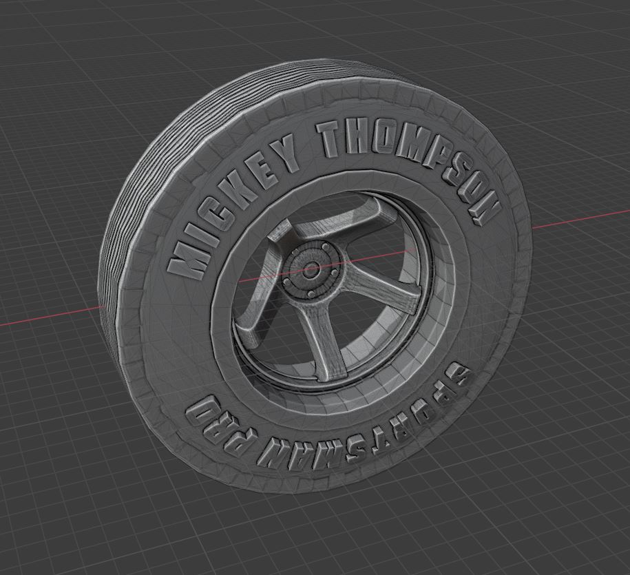 STL file PRO STREET DRAG TIRE & WHEEL "Front" 🛞・3D printing design to ...