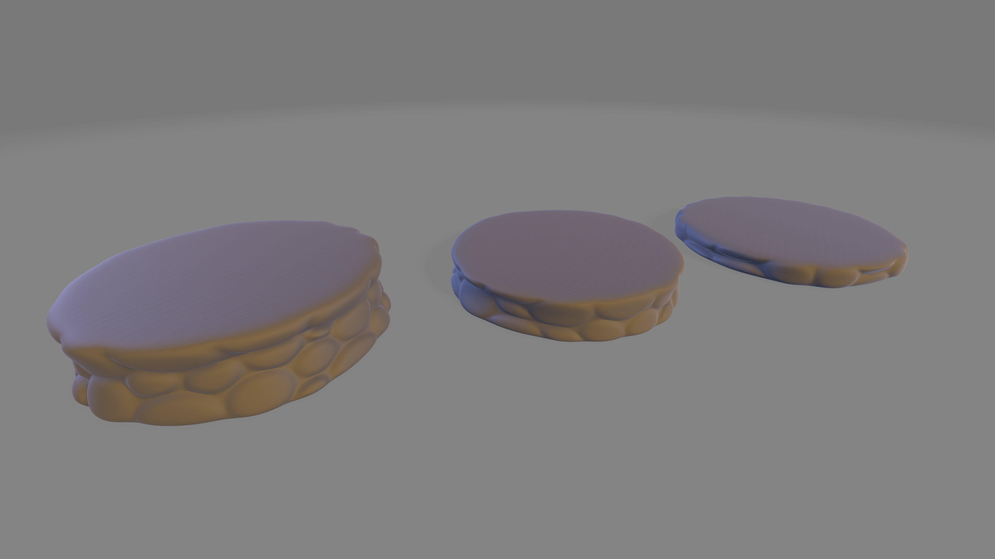 👴 MODEL BASE - OLD STONE - X3 SYTLES (9 VARIANTS)・ 3D File for ・Cults