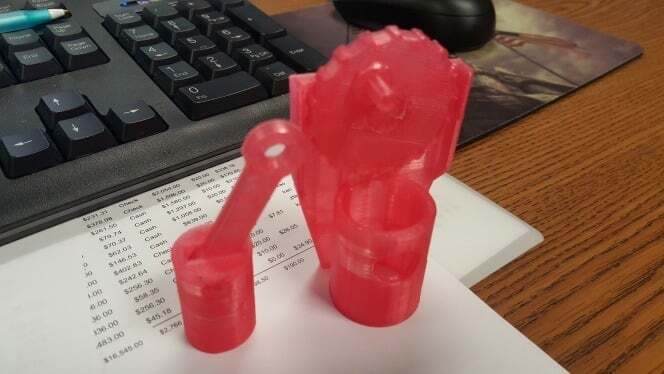 3D print single cylinder engine・Cults