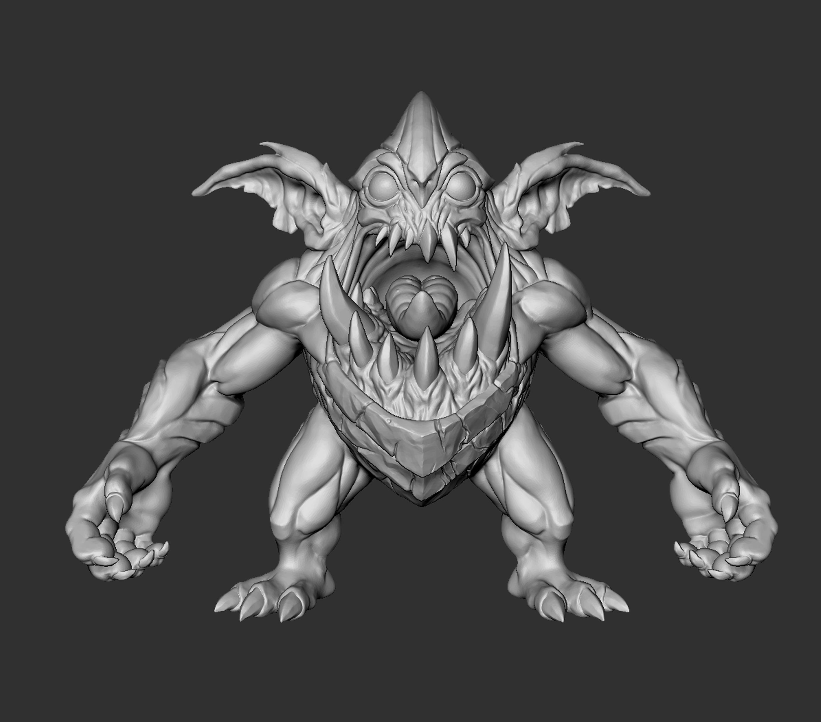 STL file DarkSiders Hell creature 👹 ・3D print design to download・Cults