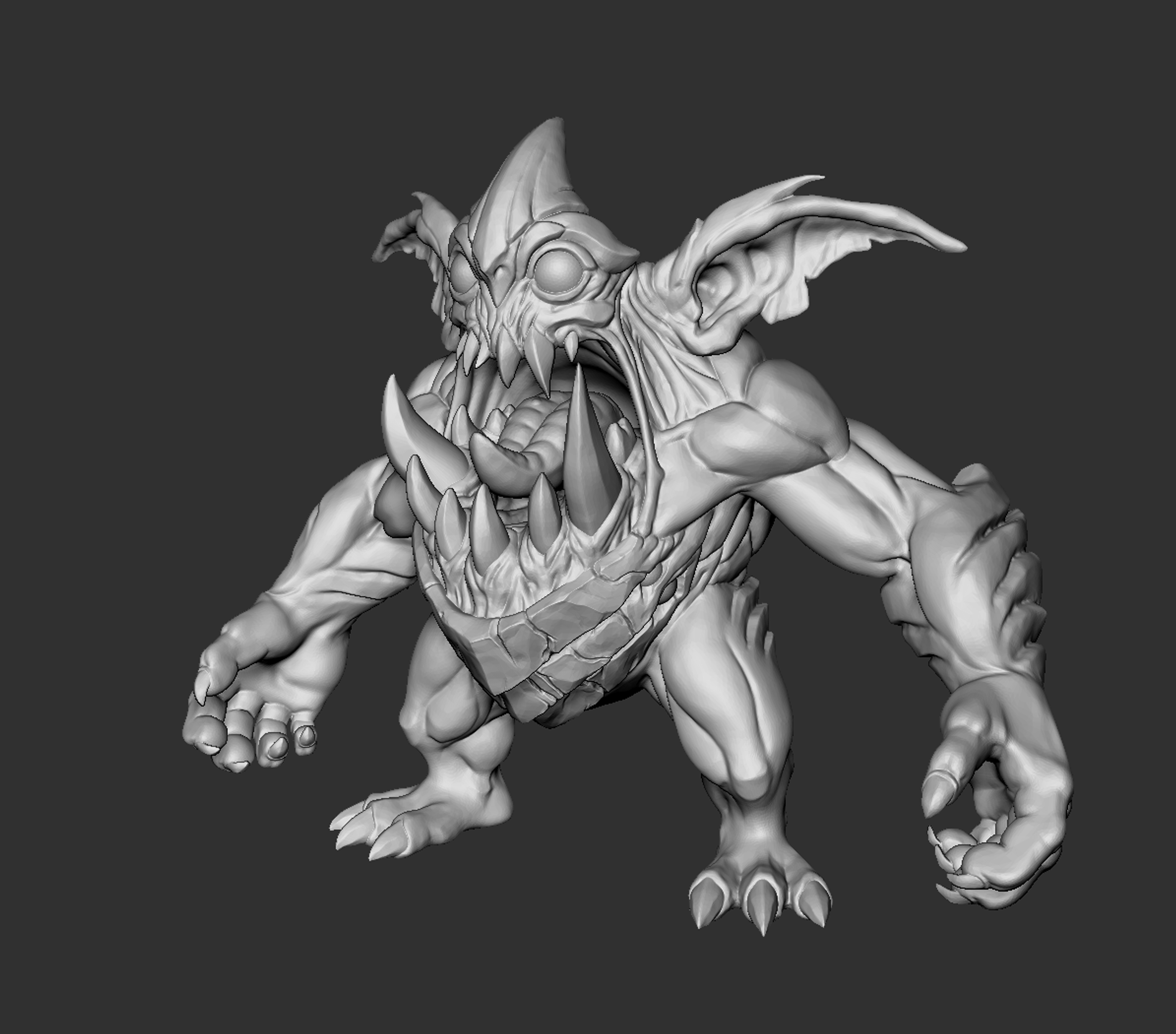 STL file DarkSiders Hell creature 👹 ・3D print design to download・Cults