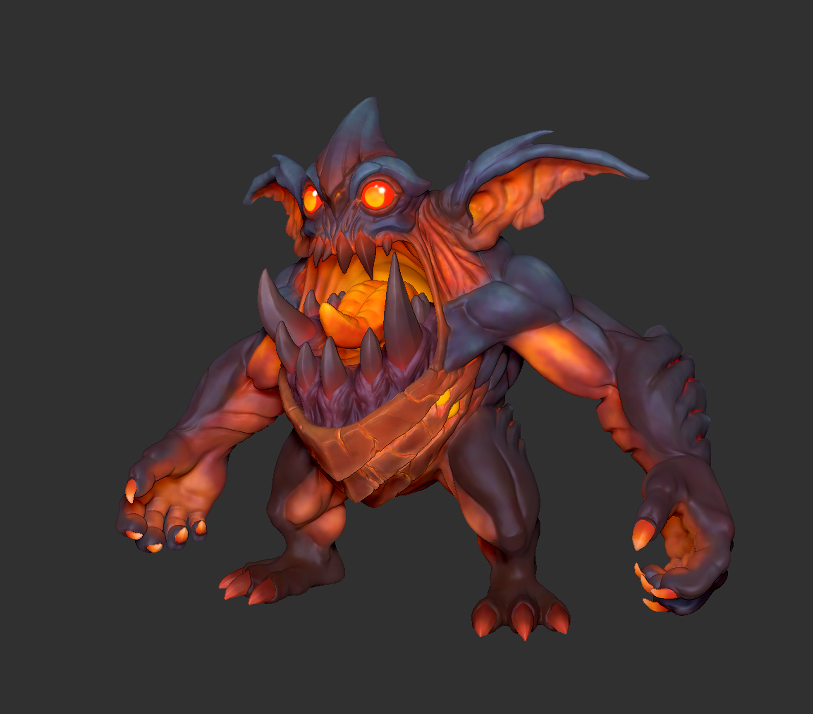 STL file DarkSiders Hell creature 👹 ・3D print design to download・Cults