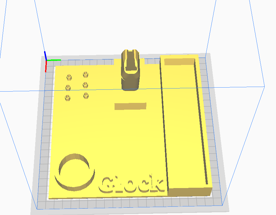 STL file 9MM Glock Work Block 🔫 ・3D printing model to download・Cults