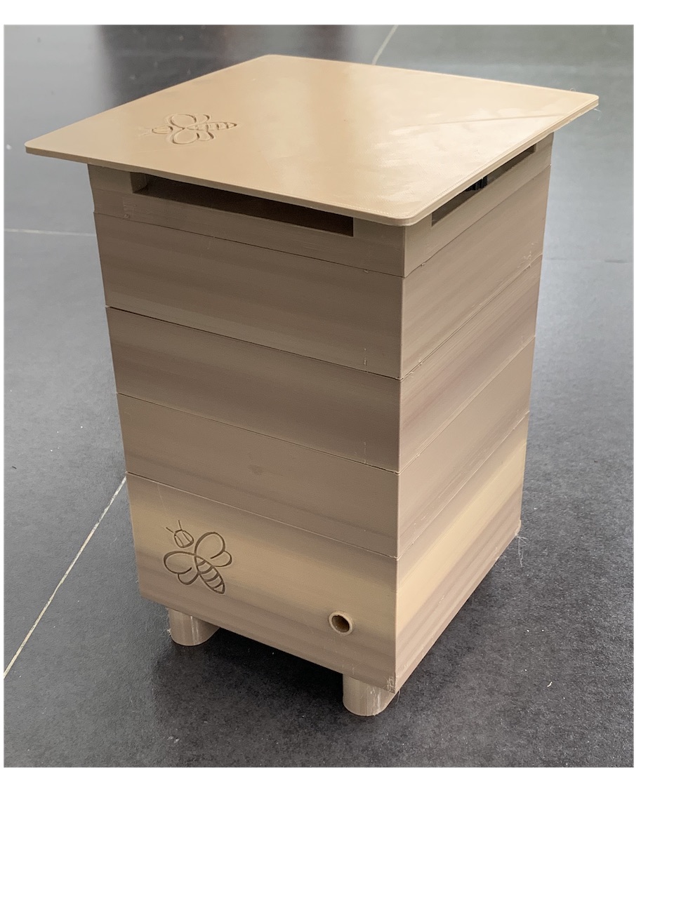 🐝 STINGLESS BEE HIVE - INPA BOX・ STL File for ・Cults