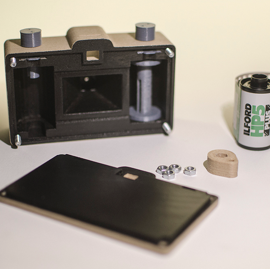 📷 3D Printed Pinhole 35 mm・Free STL File for ・Cults