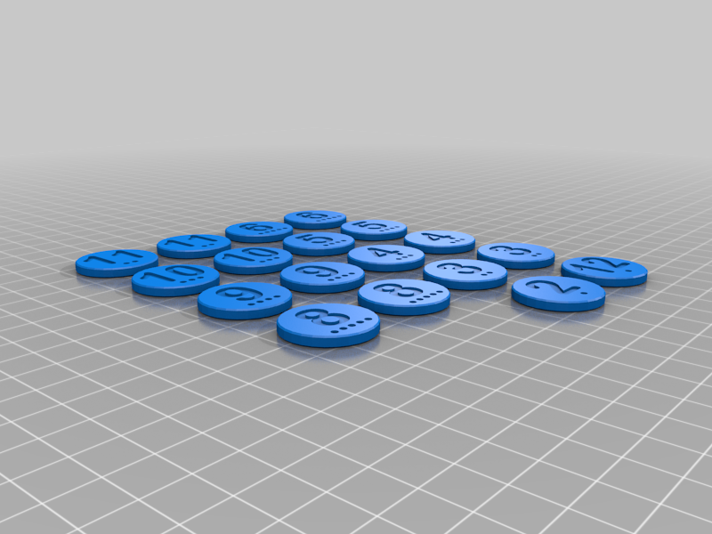 Free STL file Catan tokens 18ps + container to put them all in 🎲 ・3D ...
