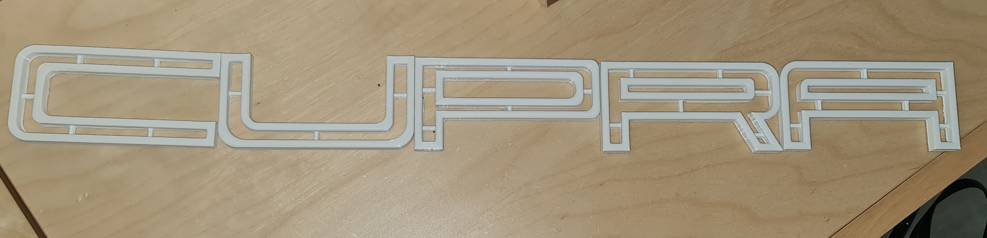 💺 CUPRA GRILLE LETTERING・ STL File for ・Cults