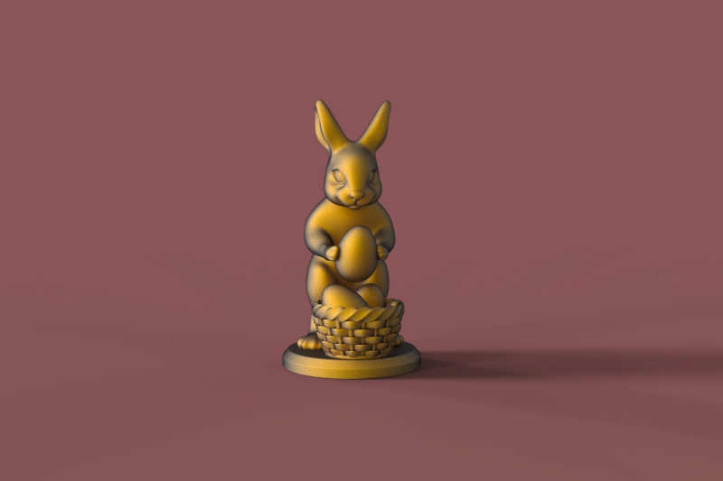 STL file EASTER BUNNY 🐇・3D print model to download・Cults