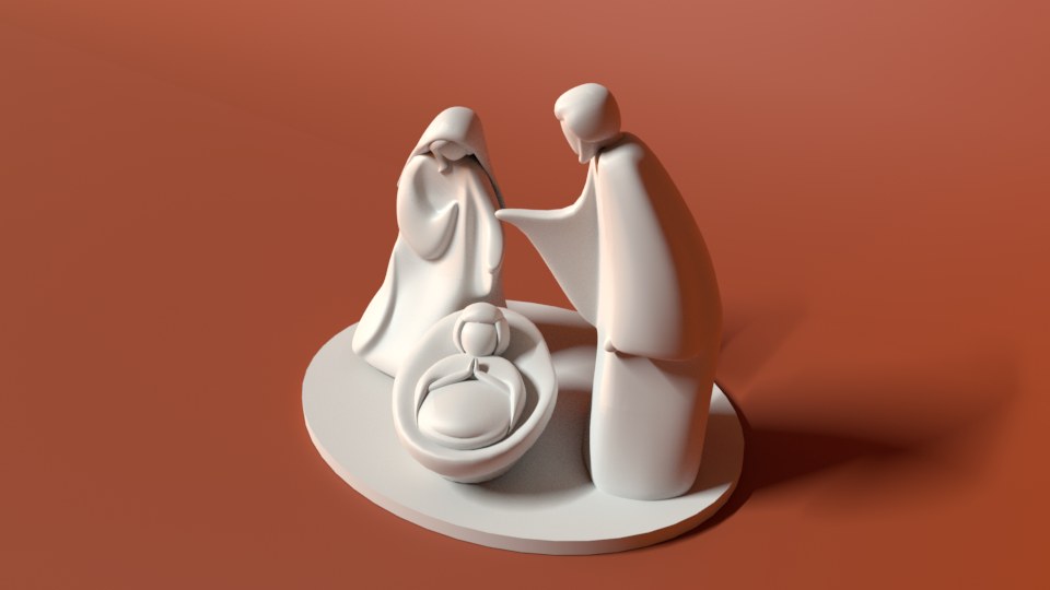 🎄 Christmas Crib・ STL File for 3D printing・Cults