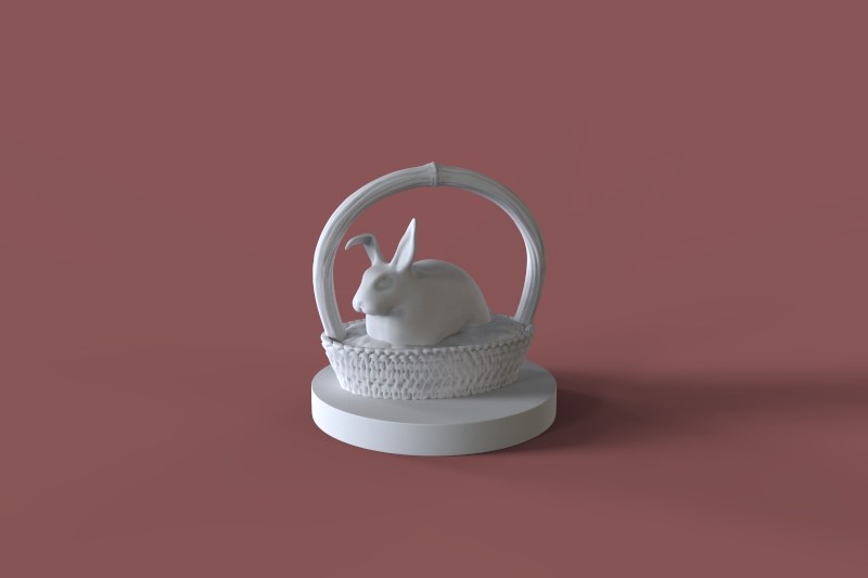 STL file EASTER BUNNY 🐇 (OBJ)・3D print model to download・Cults
