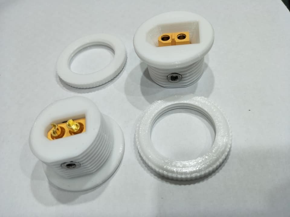 💾 XT60 Socket・Free STL File for ・Cults