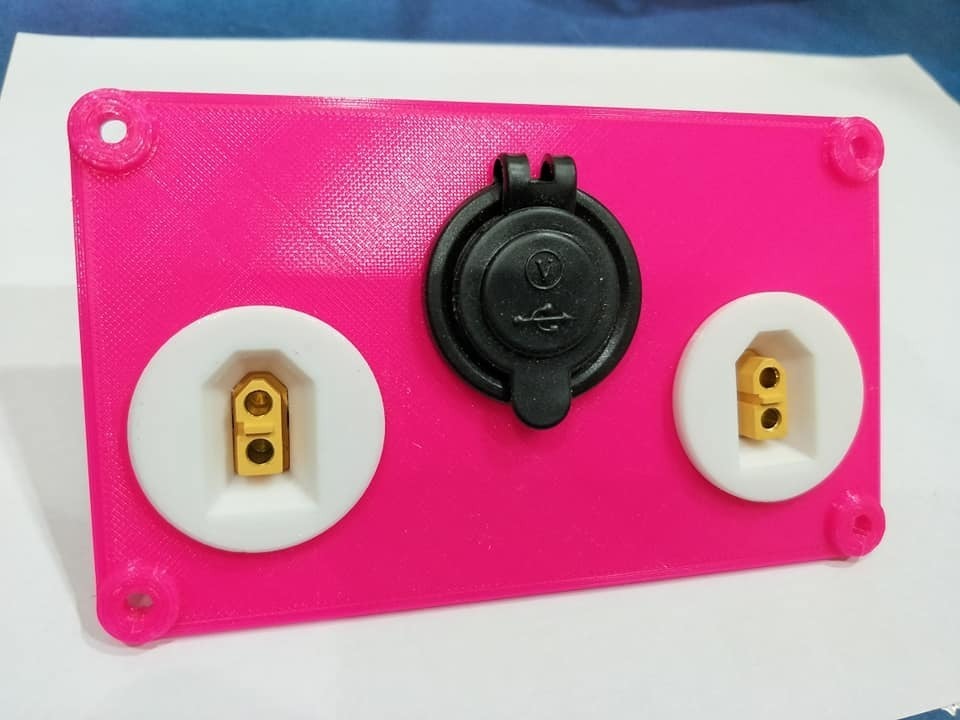 💾 XT60 Socket・Free STL File for ・Cults