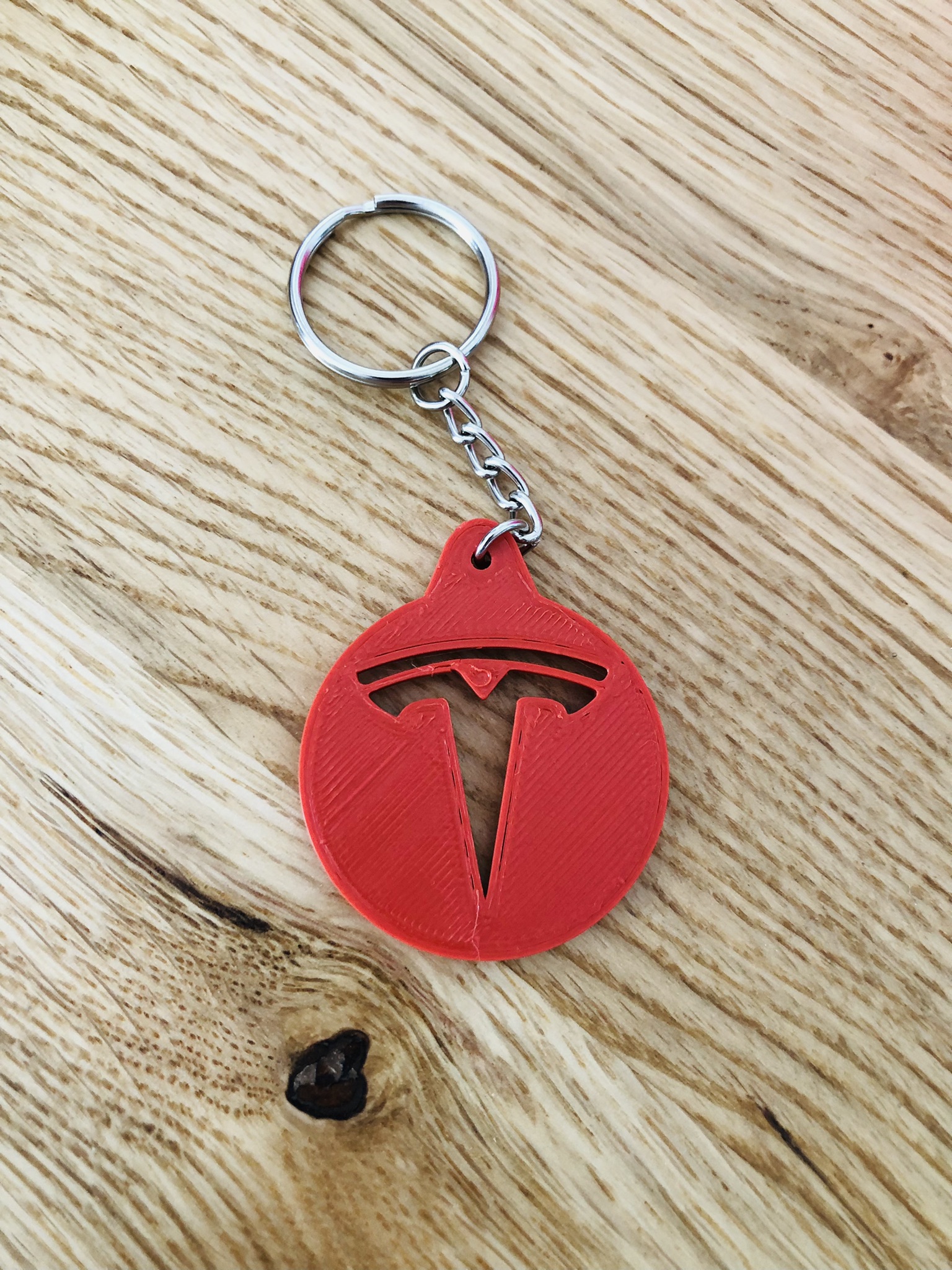 🗝️ Tesla Keychain - Keychain Tesla・Free STL File for ・Cults