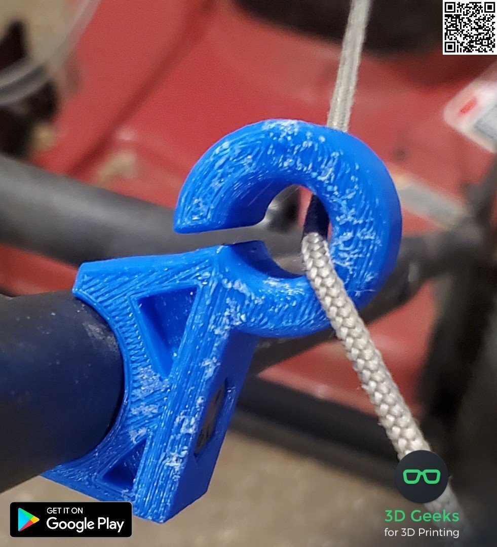 3D print Lawn Mower Pull String Guide・Cults