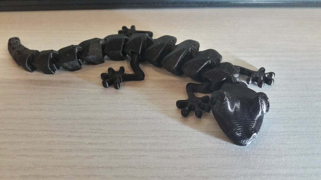 3D printing Articulated Lizard v2・Cults