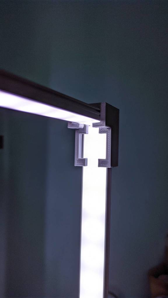 Free STL file LED Strip Stand (LED wide 10 mm) 🔧 ・Model to download and ...