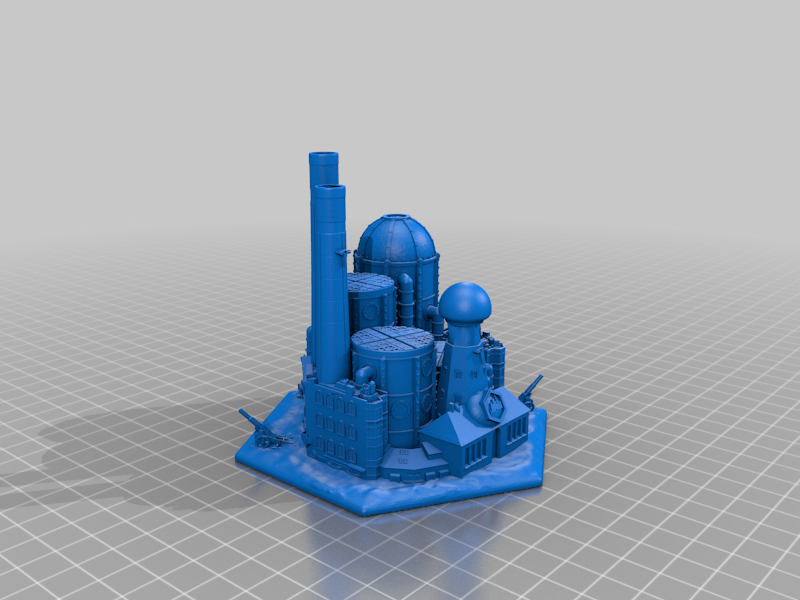 Free STL file Scythe Factory Reduced 🧑‍🏭 ・3D print design to download・Cults