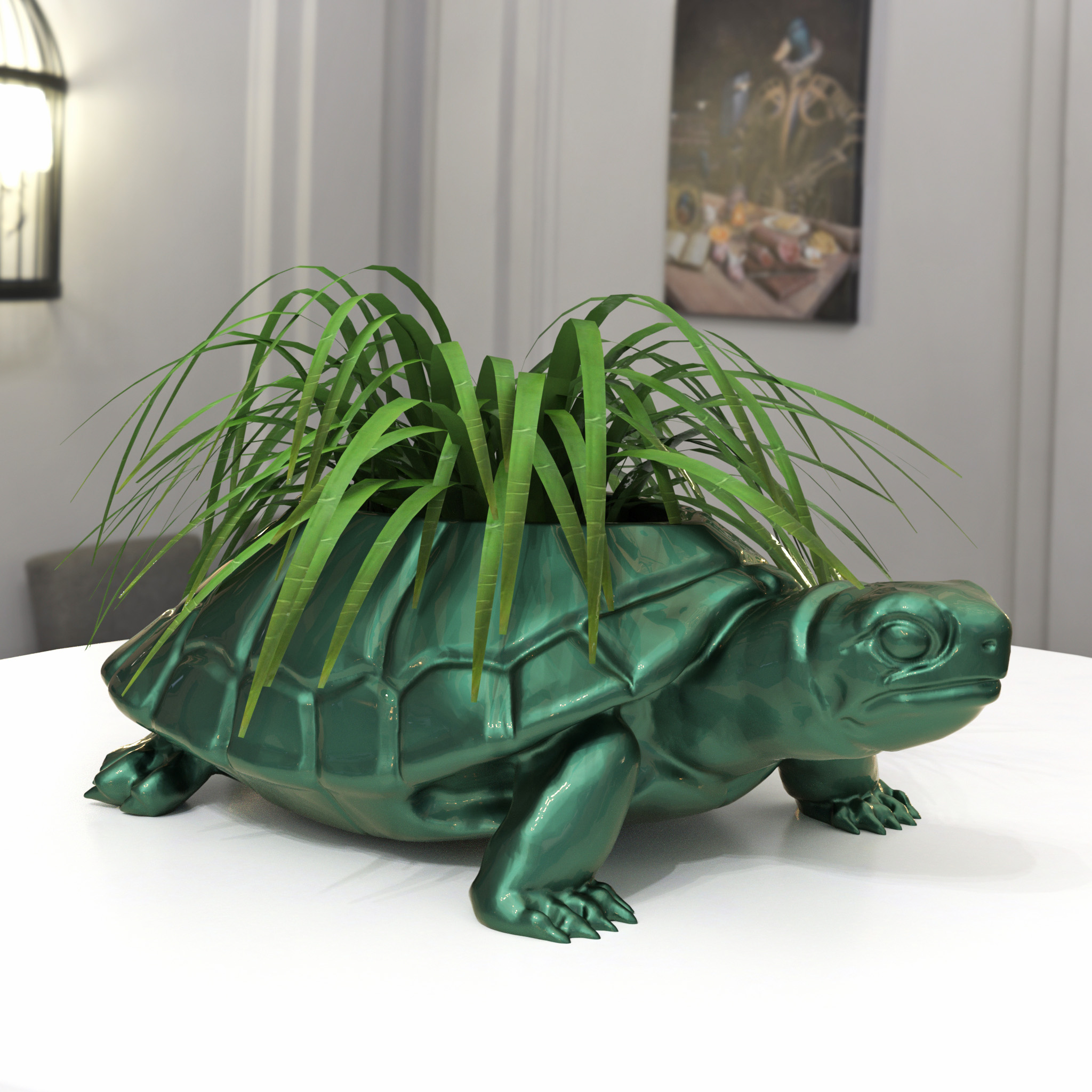 🐢 Turtle planter pot,Printable Plant Pot, Animal Planter indoor, Cute ...
