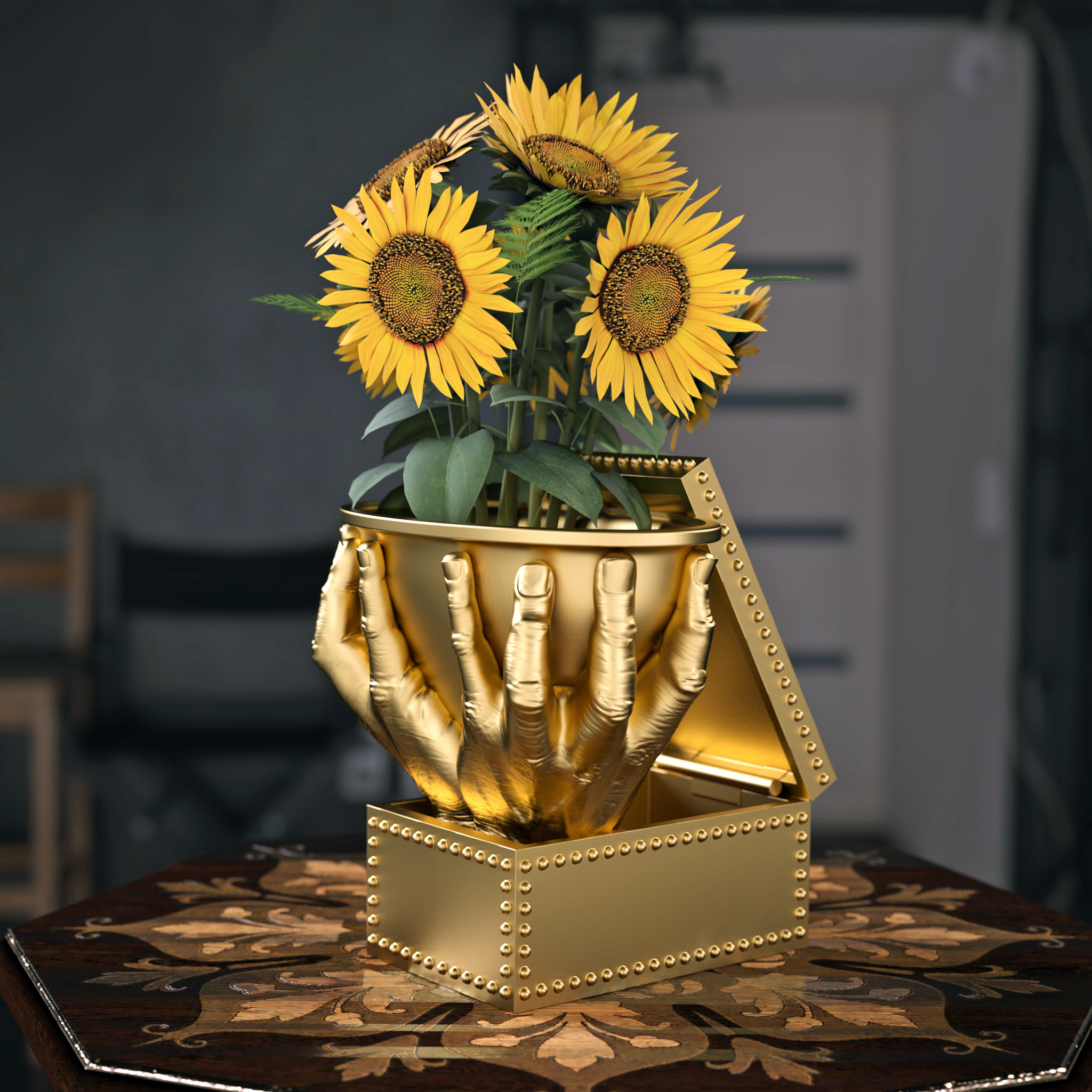 STL file Thing pot plant (The Addams Family) 🪴 ・3D printable model to ...