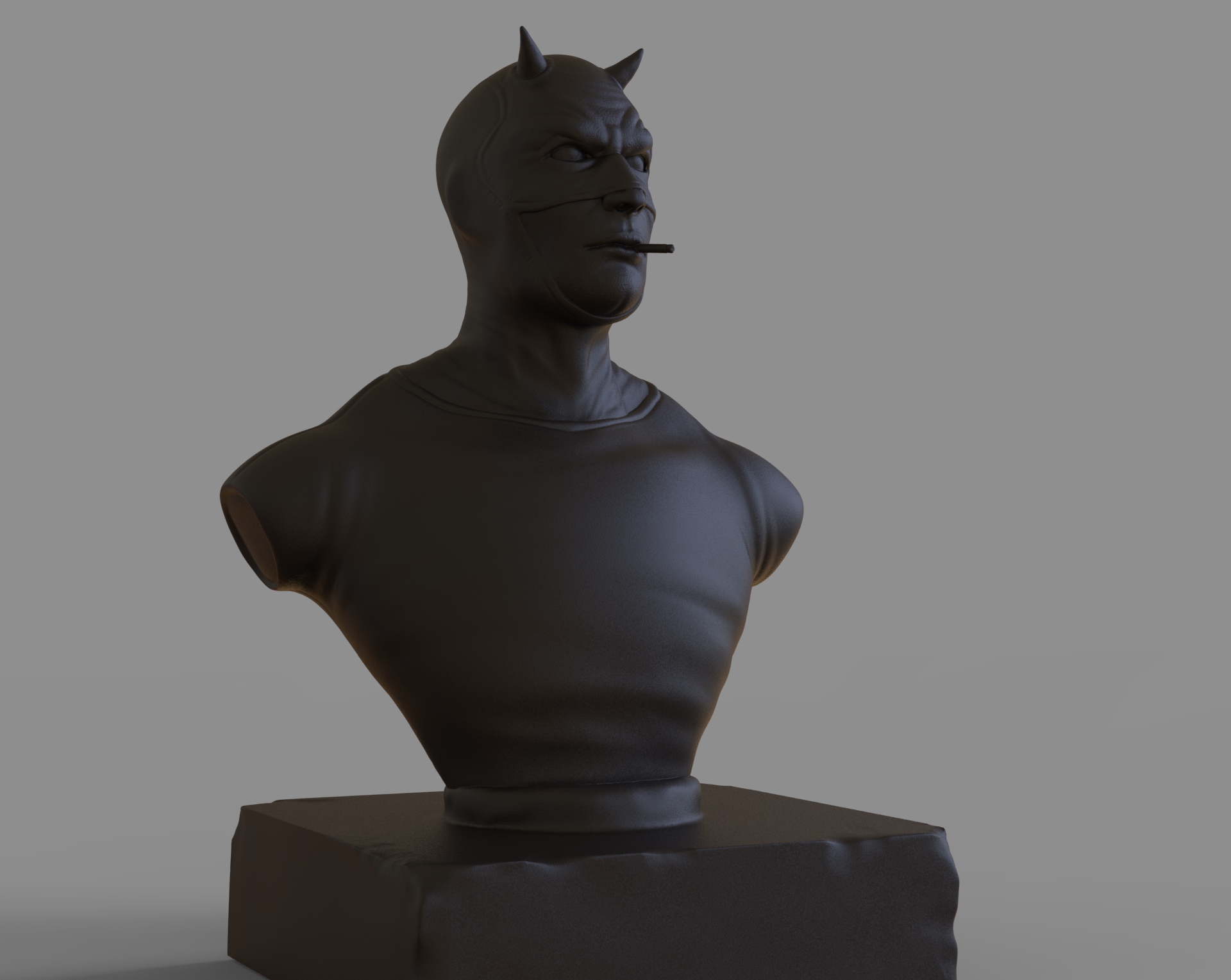 STL file Daredevil Bust STL 👤 ・3D printing model to download・Cults