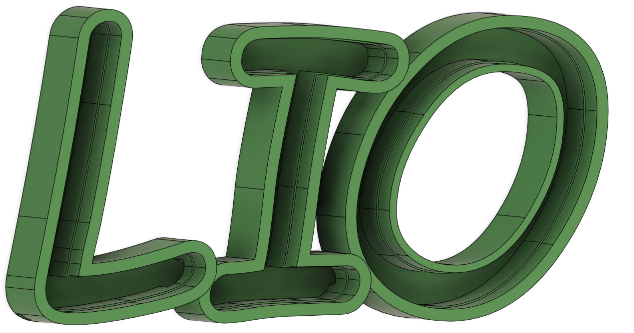 3D-Datei LEUCHTENDER NAME SHINING NAME LED LAMP LIO 🔦 ・Design für 3D ...