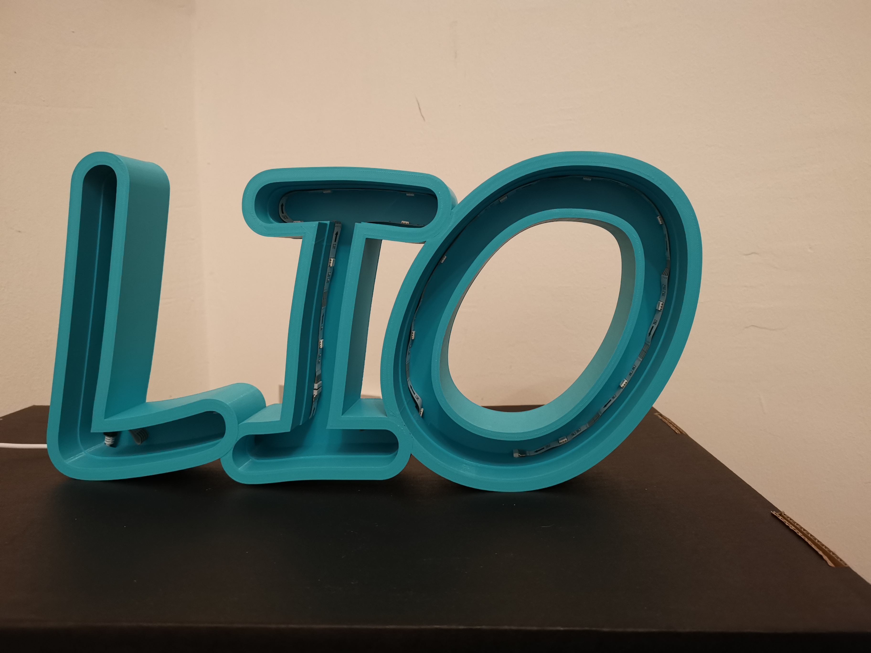 3D-Datei LEUCHTENDER NAME SHINING NAME LED LAMP LIO 🔦 ・Design für 3D ...