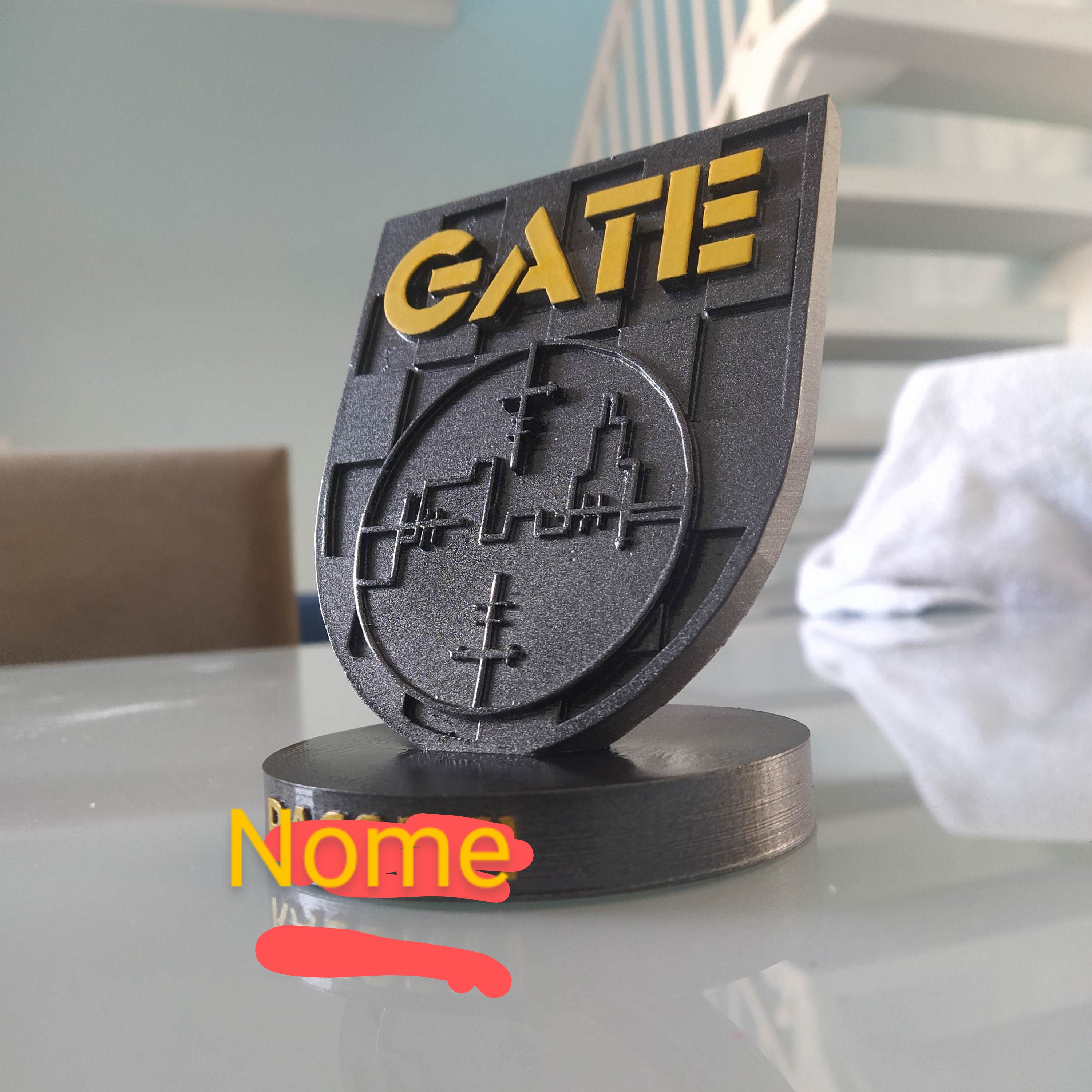 arquivo STL Simbolo GATE PMESP policía militar 🎨 ・modelo para impressão 3D para download・Cults