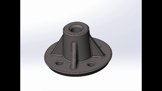 Free STL file Reinforced support for metal drawing / Усиленная опора ...