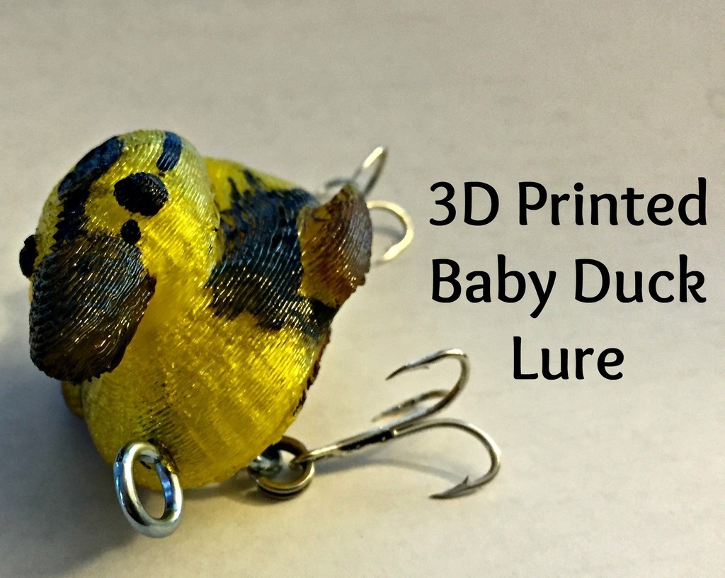 🦆 Duck Fishing Lure 3・Free STL File for ・Cults