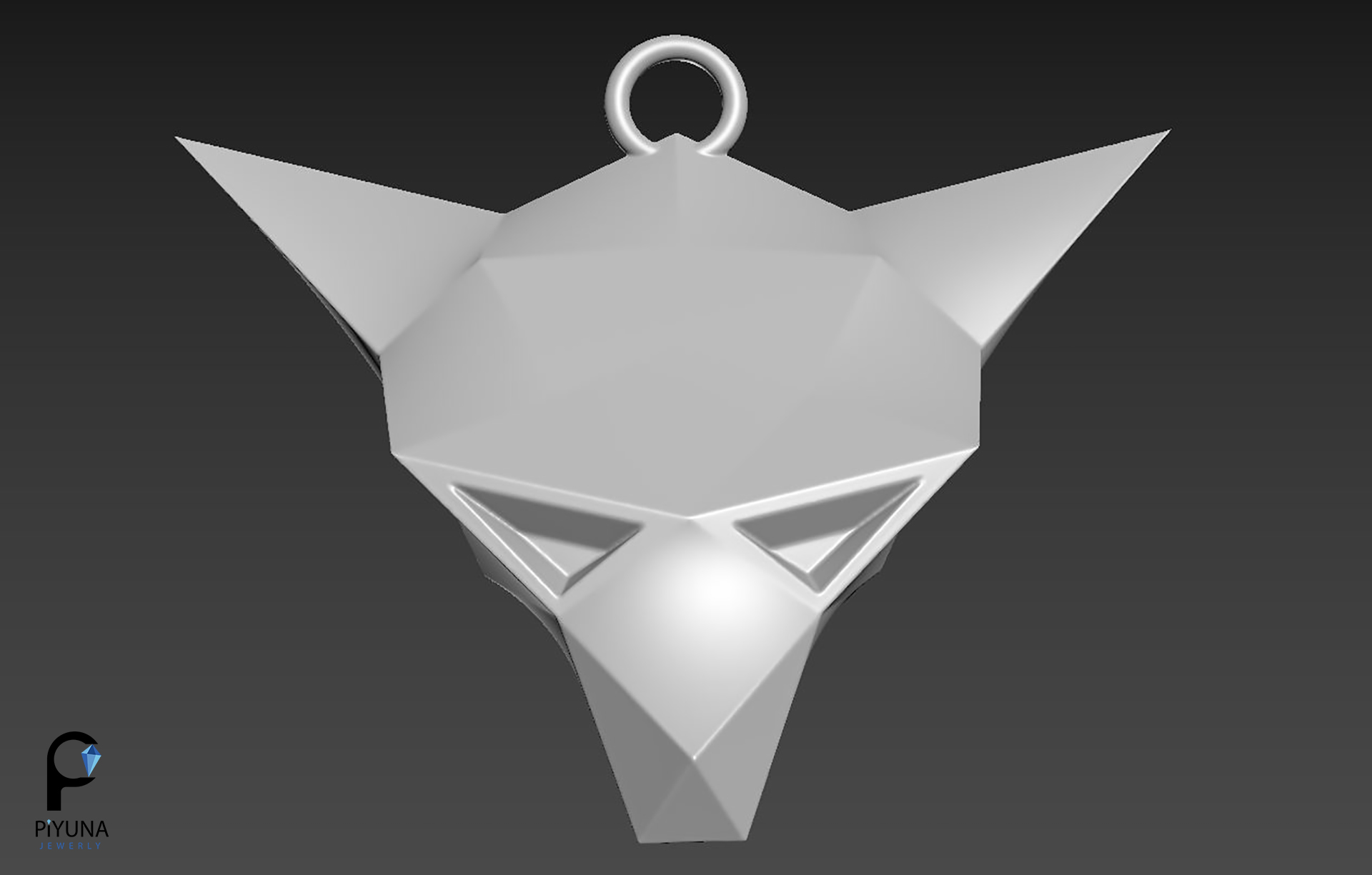 STL file Fox Head Pendant 068 🦊・3D printable design to download・Cults