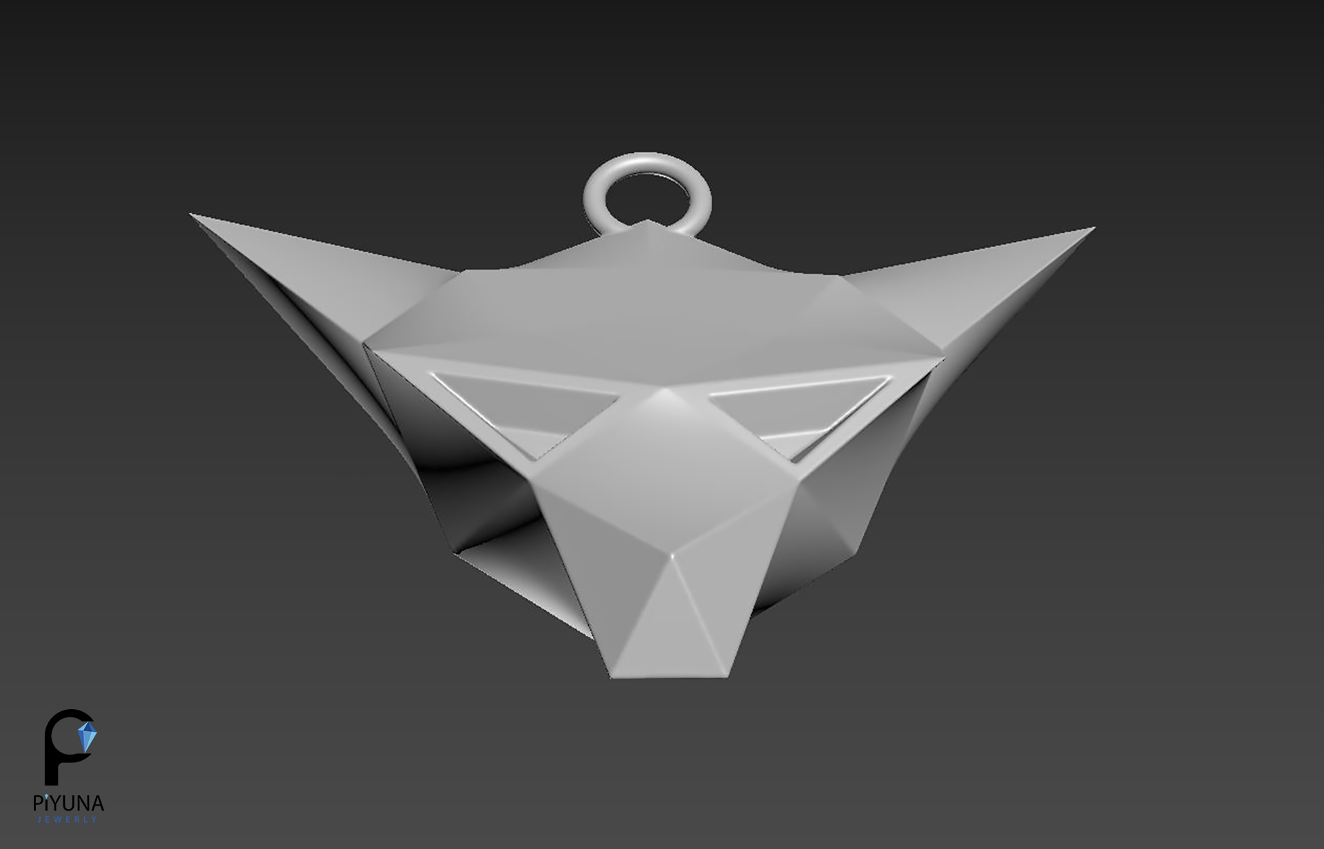 STL file Fox Head Pendant 068 🦊・3D printable design to download・Cults