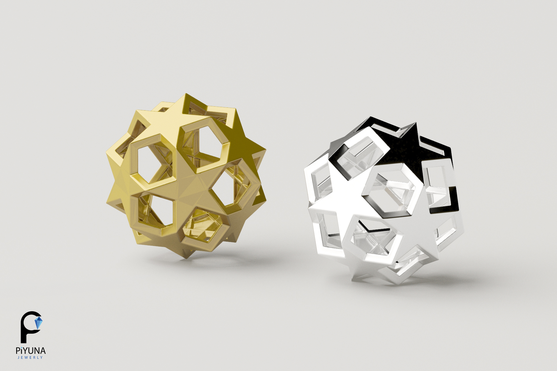 STL file Pendant 062 💍 (OBJ)・3D printing design to download・Cults