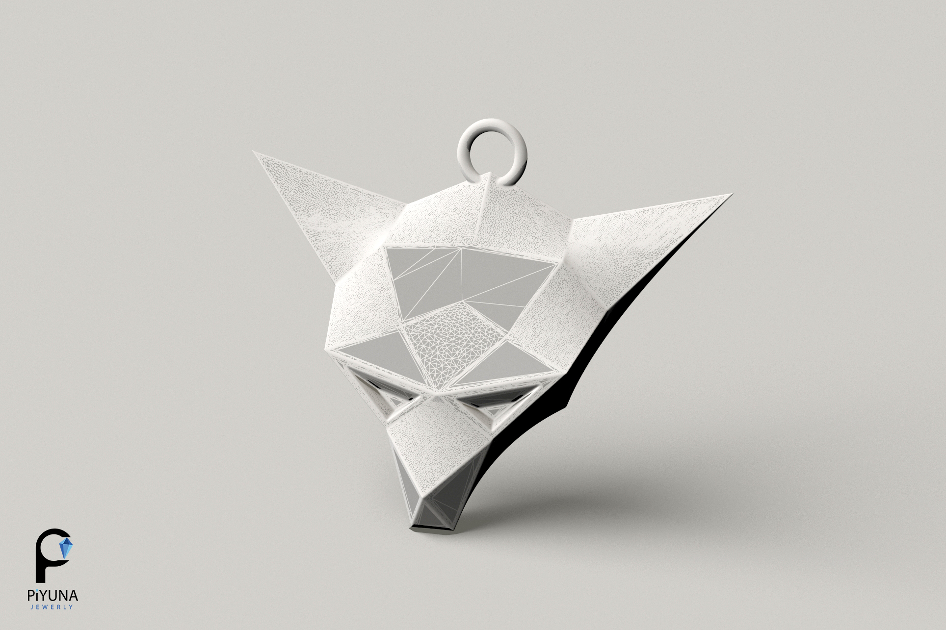 STL file Fox Head Pendant 068 🦊・3D printable design to download・Cults