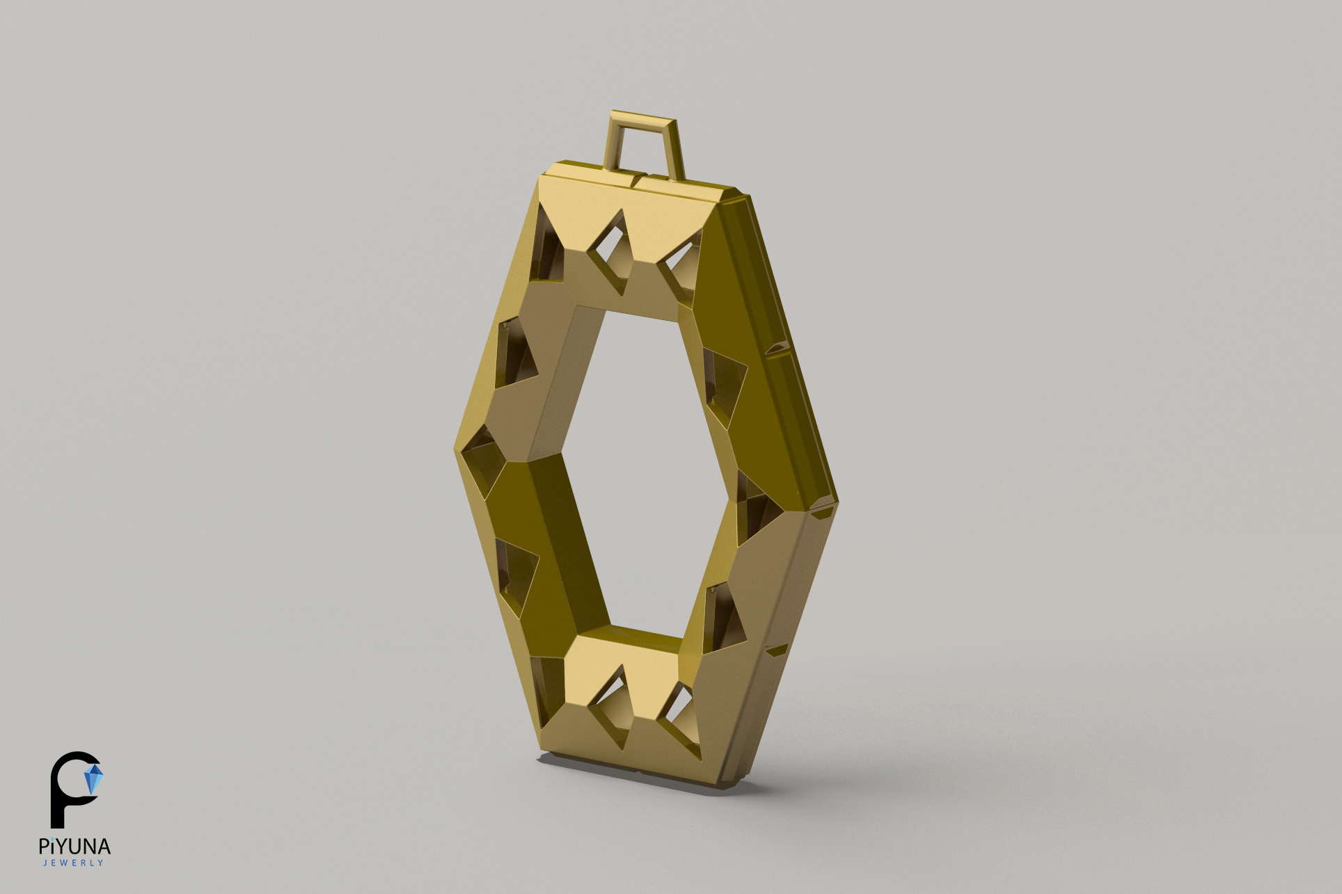 STL file modern style Pendant 055 📿 (OBJ)・3D printable model to ...