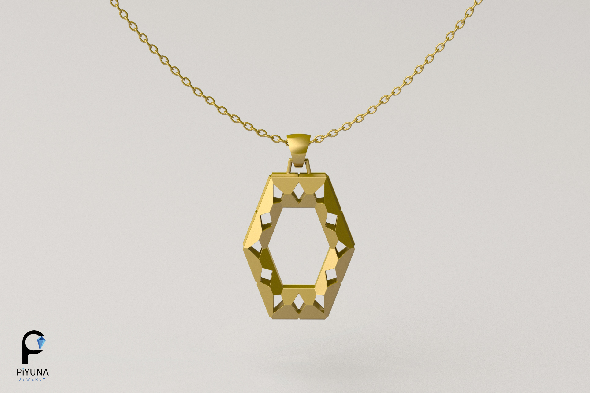 STL file modern style Pendant 055 📿 (OBJ)・3D printable model to ...