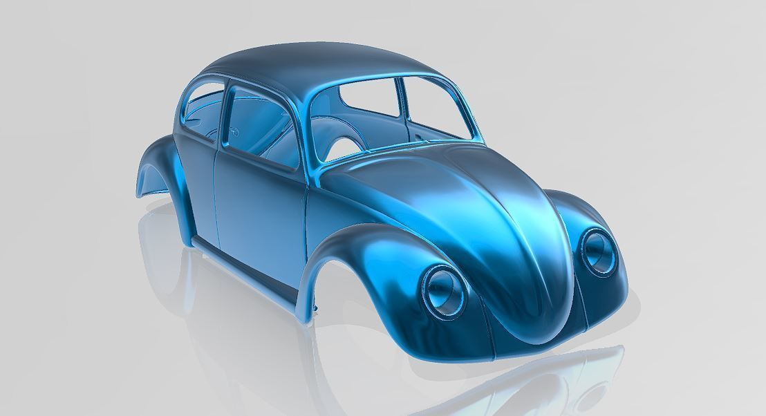 🚗 Volkswagen Beetle・Free STL File for ・Cults