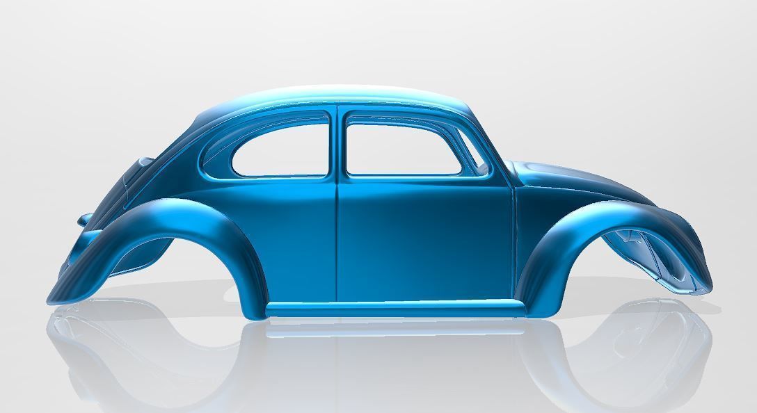 🚗 Volkswagen Beetle・Free STL File for ・Cults