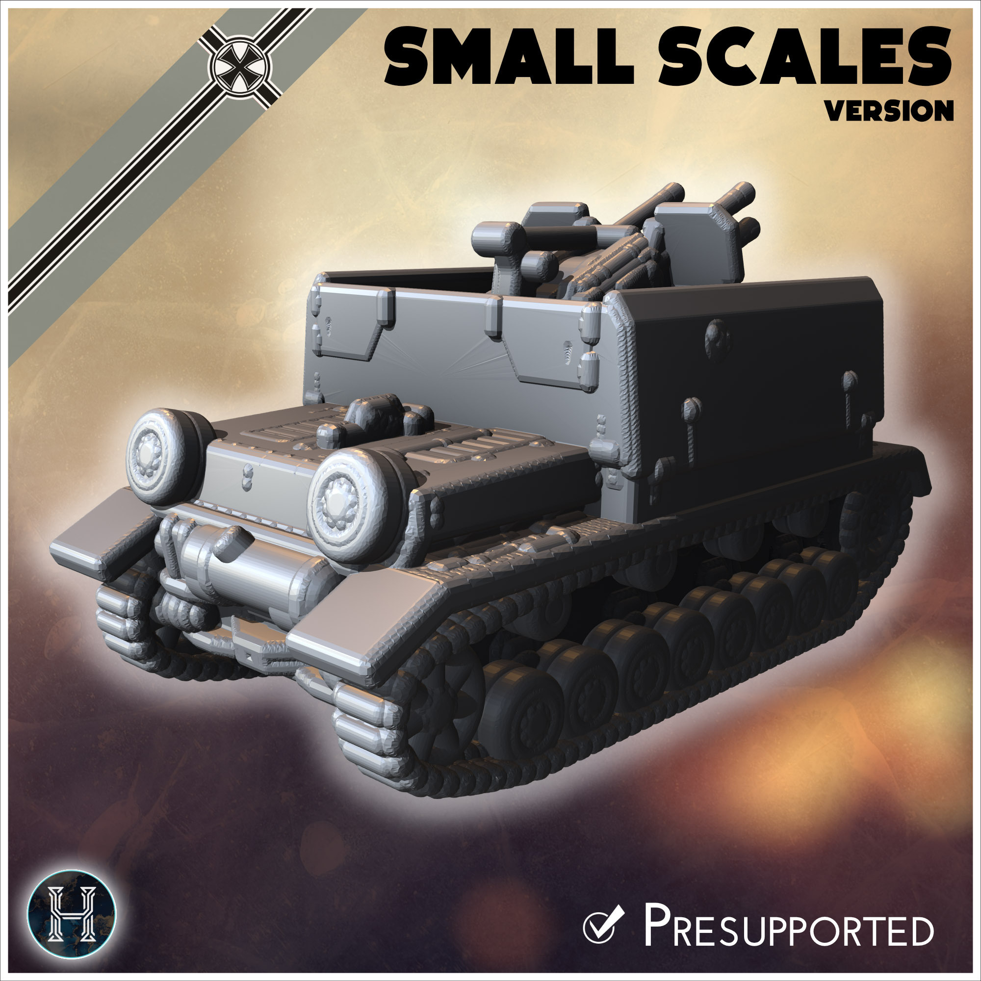🤏 Flakpanzer IV AA Möbelwagen (small scales version) - Germany Eastern ...