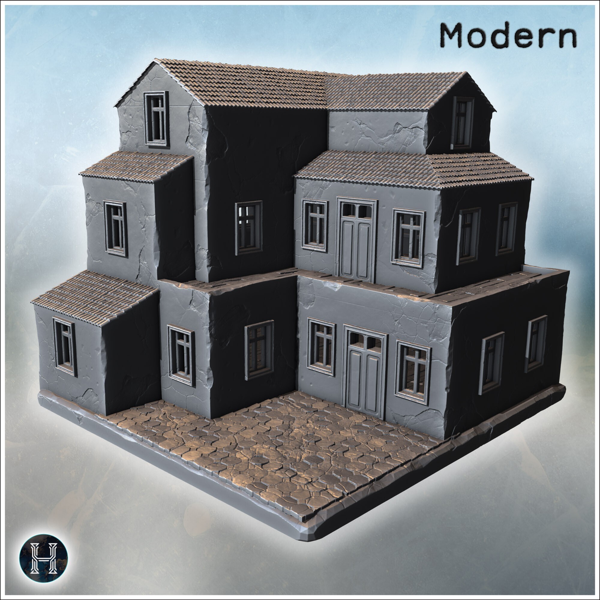 🗺️ Modern village pack No. 1 - Modern WW2 WW1 World War Diaroma ...