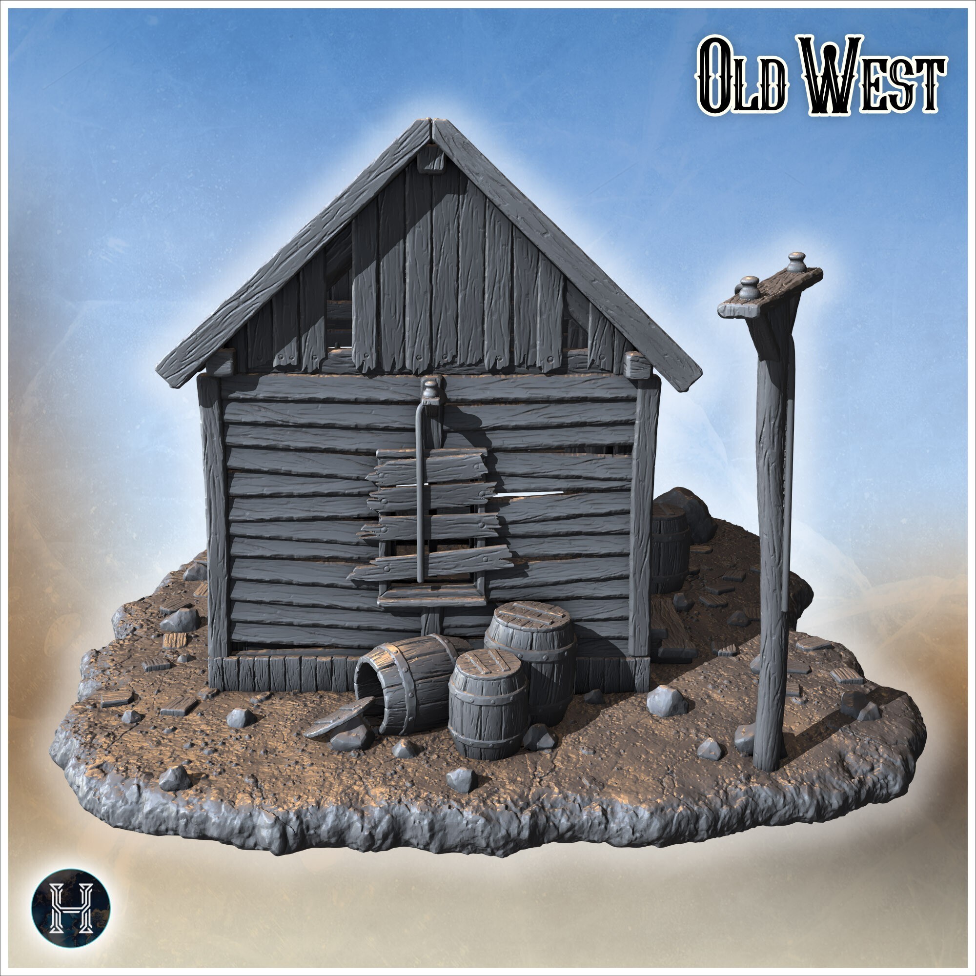🏠 Abandoned house with tree trunk (1) - Six Gun Sound Desperado Old ...