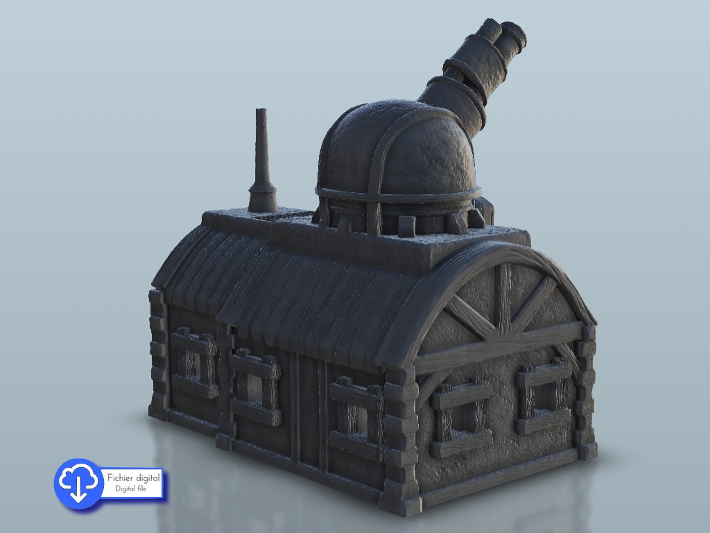 Fichier STL Medieval observatory - Medieval Gothic Feudal Old Archaic ...