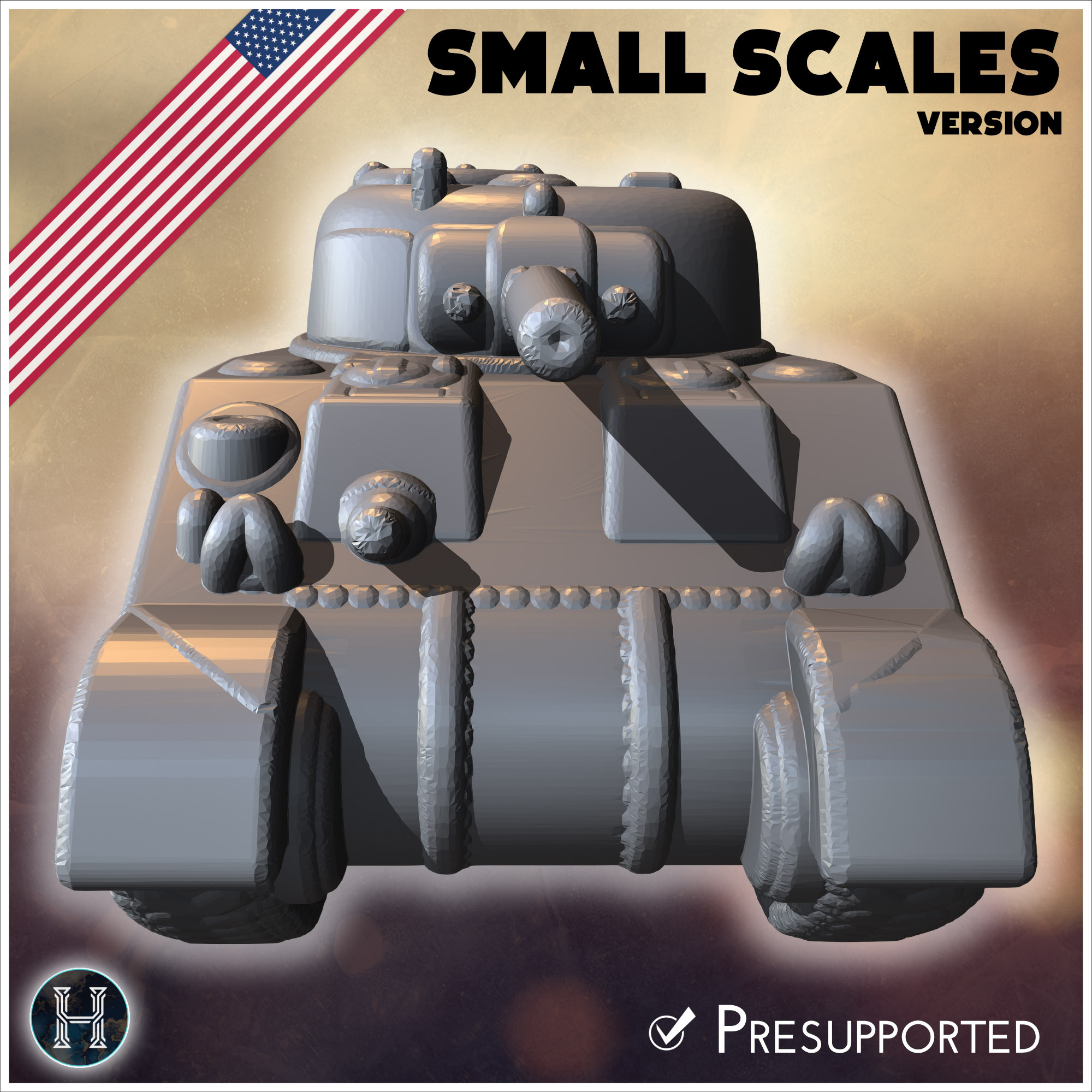 🤏 Sherman M4A4 (small scales version) - USA US Army Western Front ...