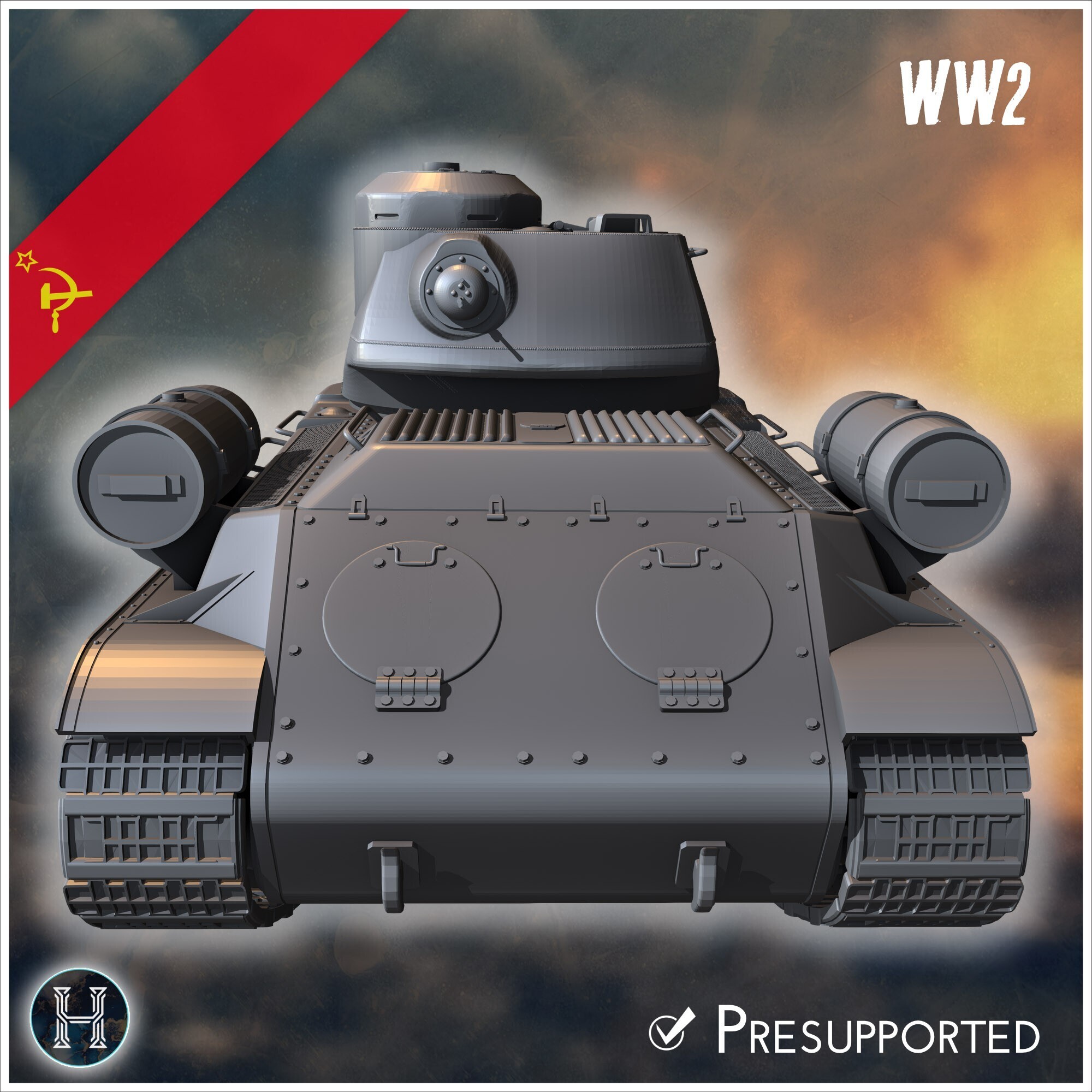 🪖 KV-13 1942 prototipo de tanque medio - ejército soviético WW2 Segundo ...